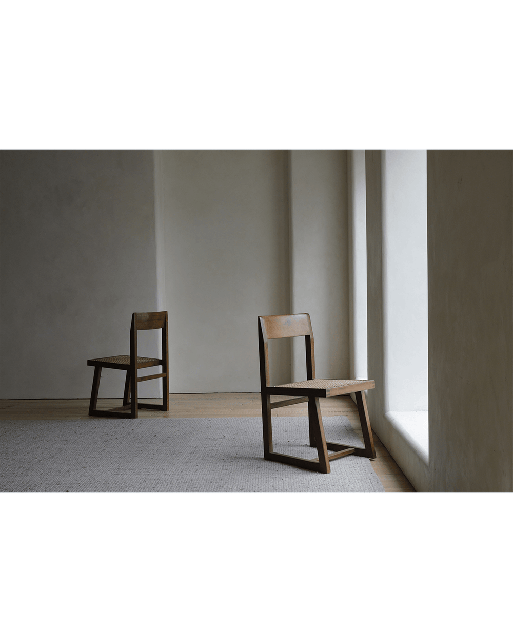 Rattan Box Chair - Handmade & Vintage Comfort- ZM Home