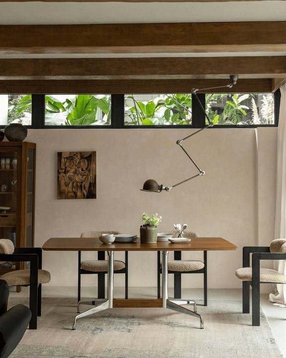 Eames Desk - Elegance in Teak and Aluminum | ZM Home