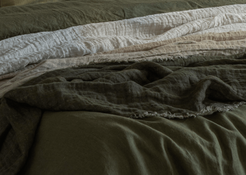 Serene Linen Bedding Set | French Linen, Breathable - ZM Home